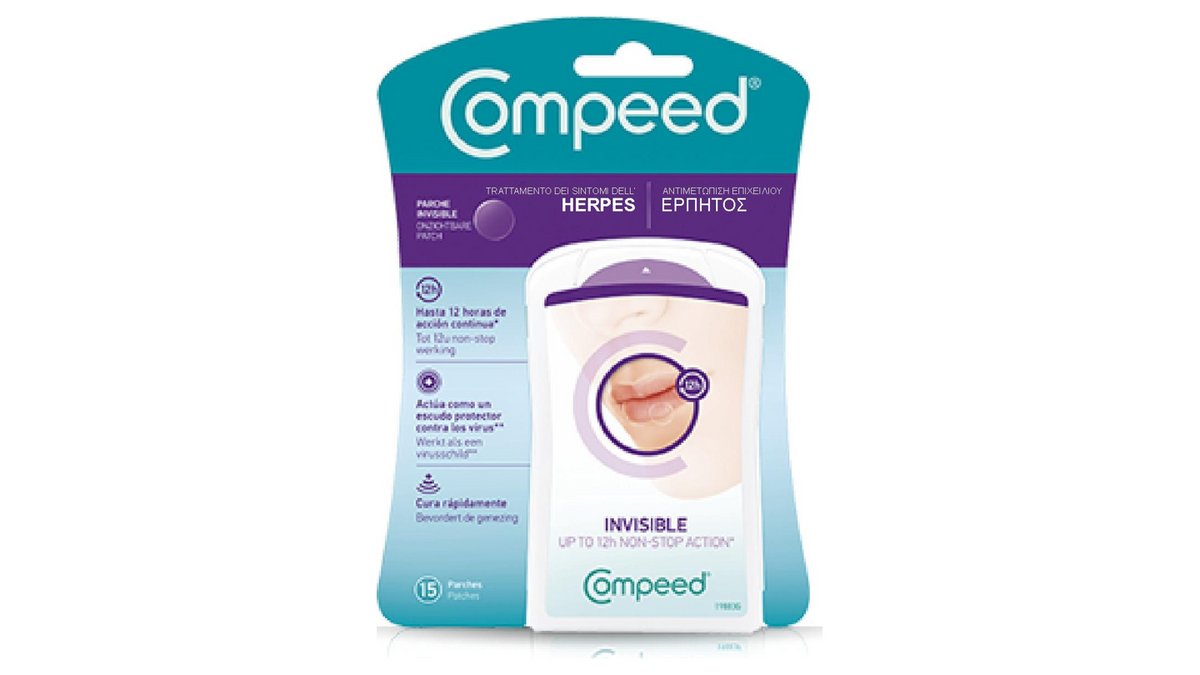 Compeed Διαφανές Επίθεμα Αντιμετώπισης Επιχείλιου Έρπητος 15 Τεμάχια | Antoine Pharmacy | Wolt