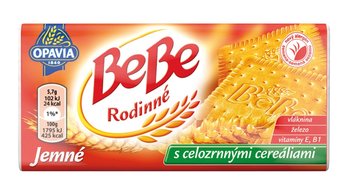 Opavia Bebe Rodinné jemné cereální sušenky | Albert Matějská | Wolt