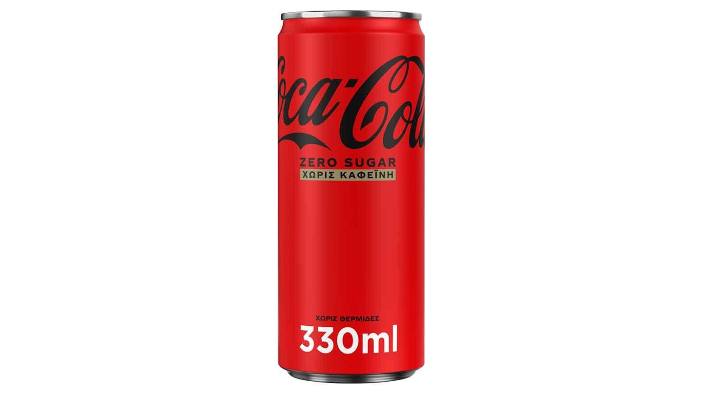Coca Cola Zero Χωρίς Καφεΐνη 330ml. | Μασούτης Ρήγα Φεραίου | Wolt