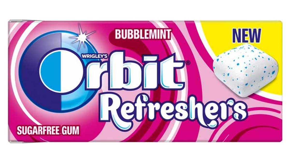 Orbit Τσίχλες Refreshers Bubblemint 15.6γρ. | Μασούτης Μαρούσι | Wolt